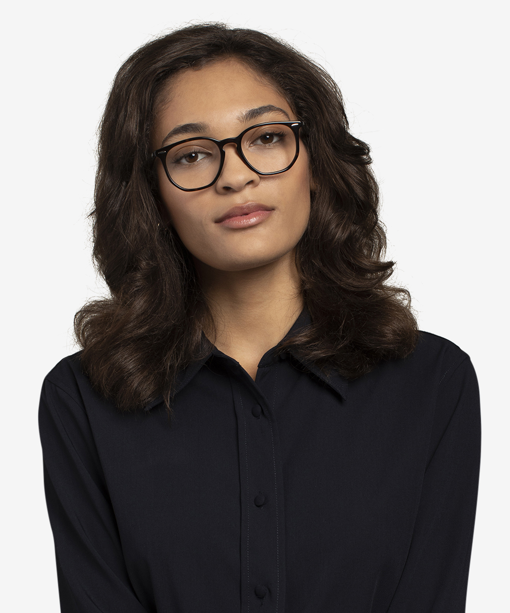 Ray-Ban RB7151 - Square Tortoise Frame Eyeglasses | Eyebuydirect Canada