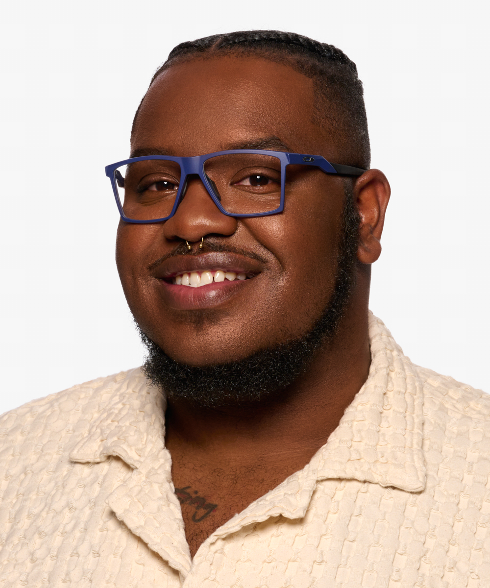 Oakley Futurity - Square Universe Blue Frame Glasses For Men | Eyebuydirect