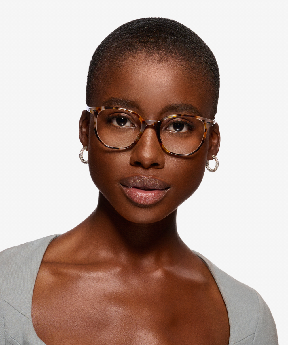 Ray-Ban RB5397 Elliot - Oval Brown Gray Tortoise Frame Eyeglasses ...