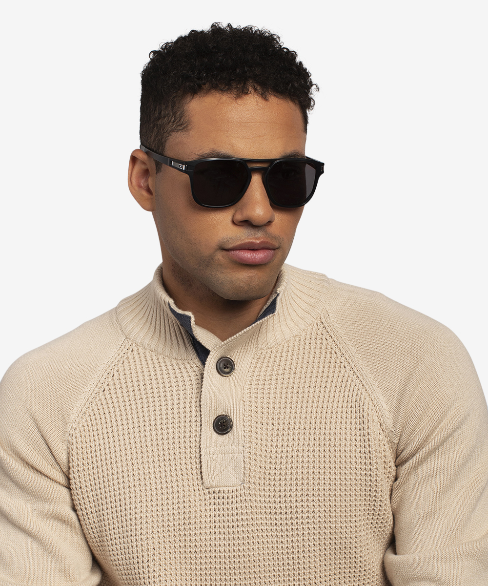Oakley Latch Beta - Aviator Matte Black Frame Sunglasses For Men ...