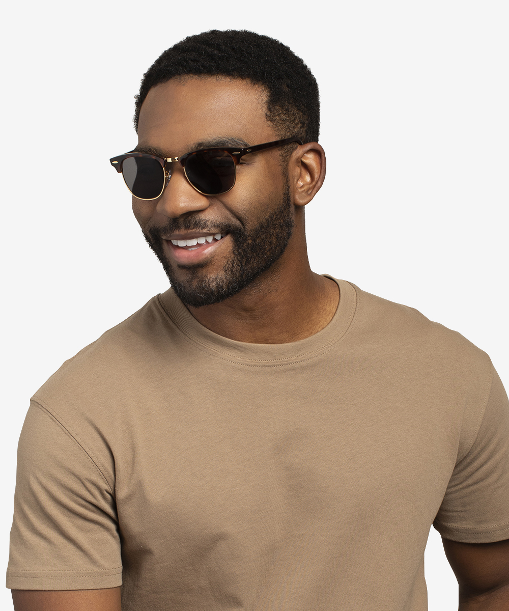 Ray-Ban RB3016 Clubmaster - Browline Tortoise Frame Prescription ...