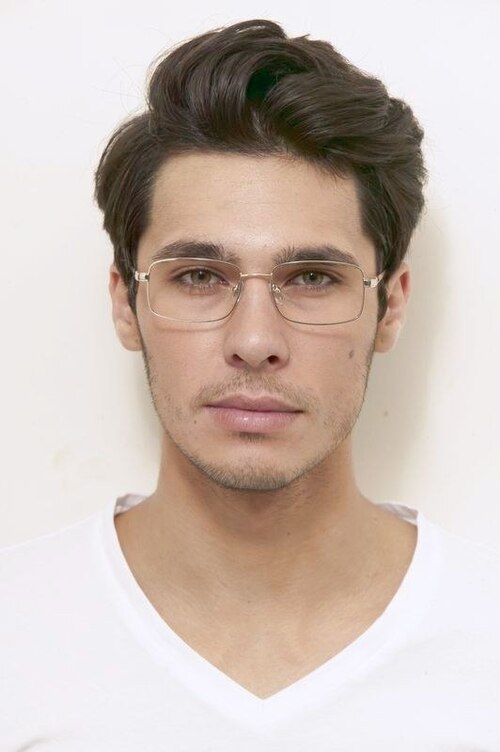 Chaplygin Rectangle Golden Glasses for Men | Eyebuydirect