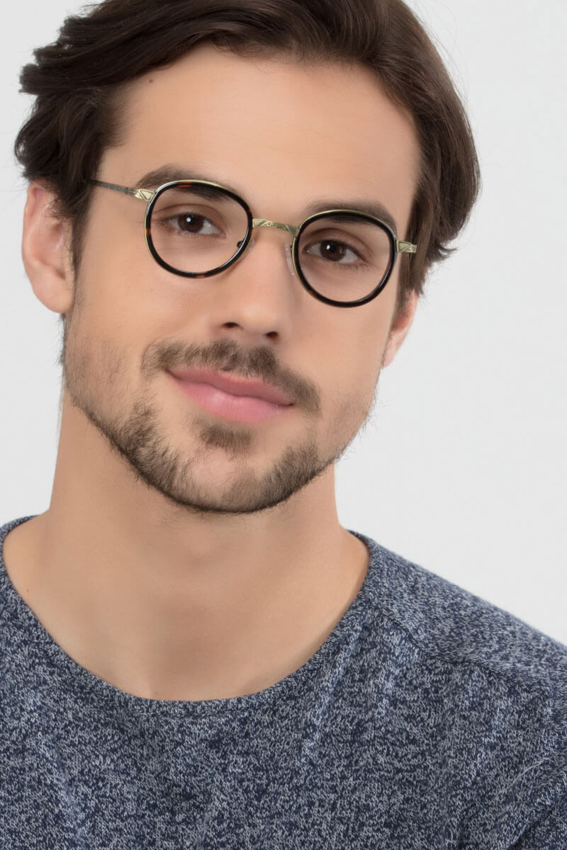 Bourgeois Round Tortoise Full Rim Eyeglasses Eyebuydirect Canada