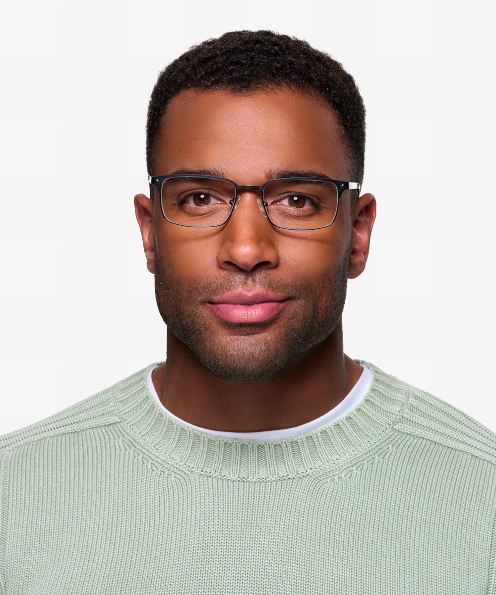 Normandy Rectangle Black Full Rim Eyeglasses Eyebuydirect