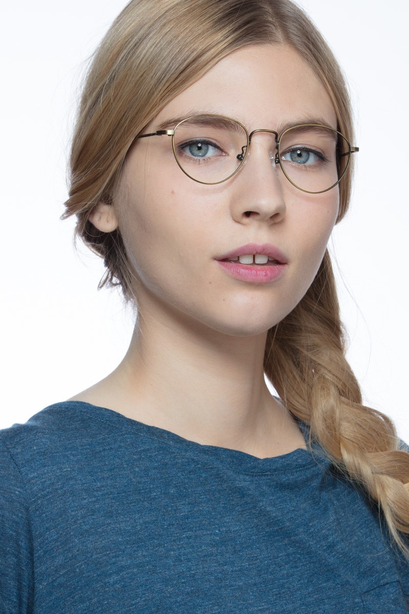 Taipei Round Bronze Full Rim Eyeglasses | Eyebuydirect Canada