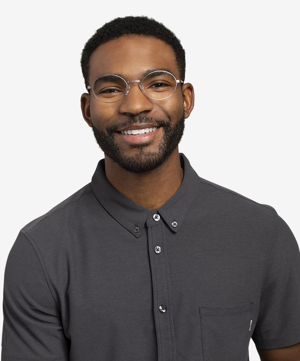 Equinox Oval Gunmetal Full Rim Eyeglasses | Eyebuydirect