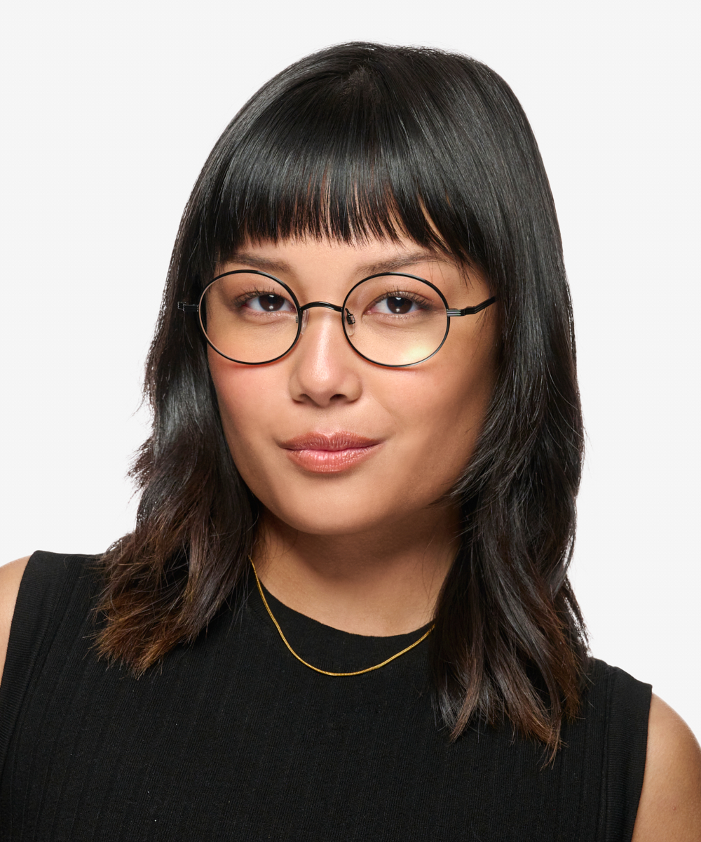 Merrill Round Black Glasses for Men | Eyebuydirect Canada