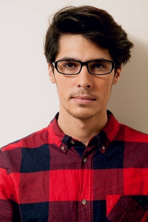 JA00037 Rectangle Black & Clear Full Rim Eyeglasses | Eyebuydirect