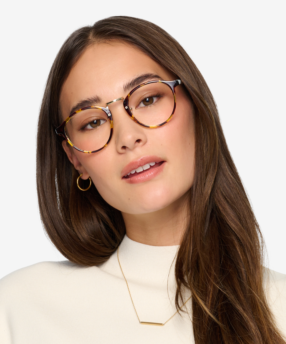 Chillax Round Tortoise Full Rim Eyeglasses | Eyebuydirect