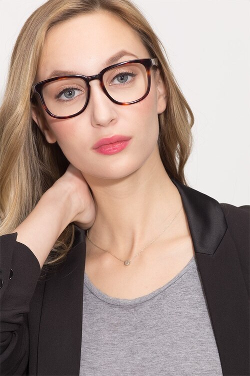 Sail Square Tortoise Full Rim Eyeglasses | Eyebuydirect Canada