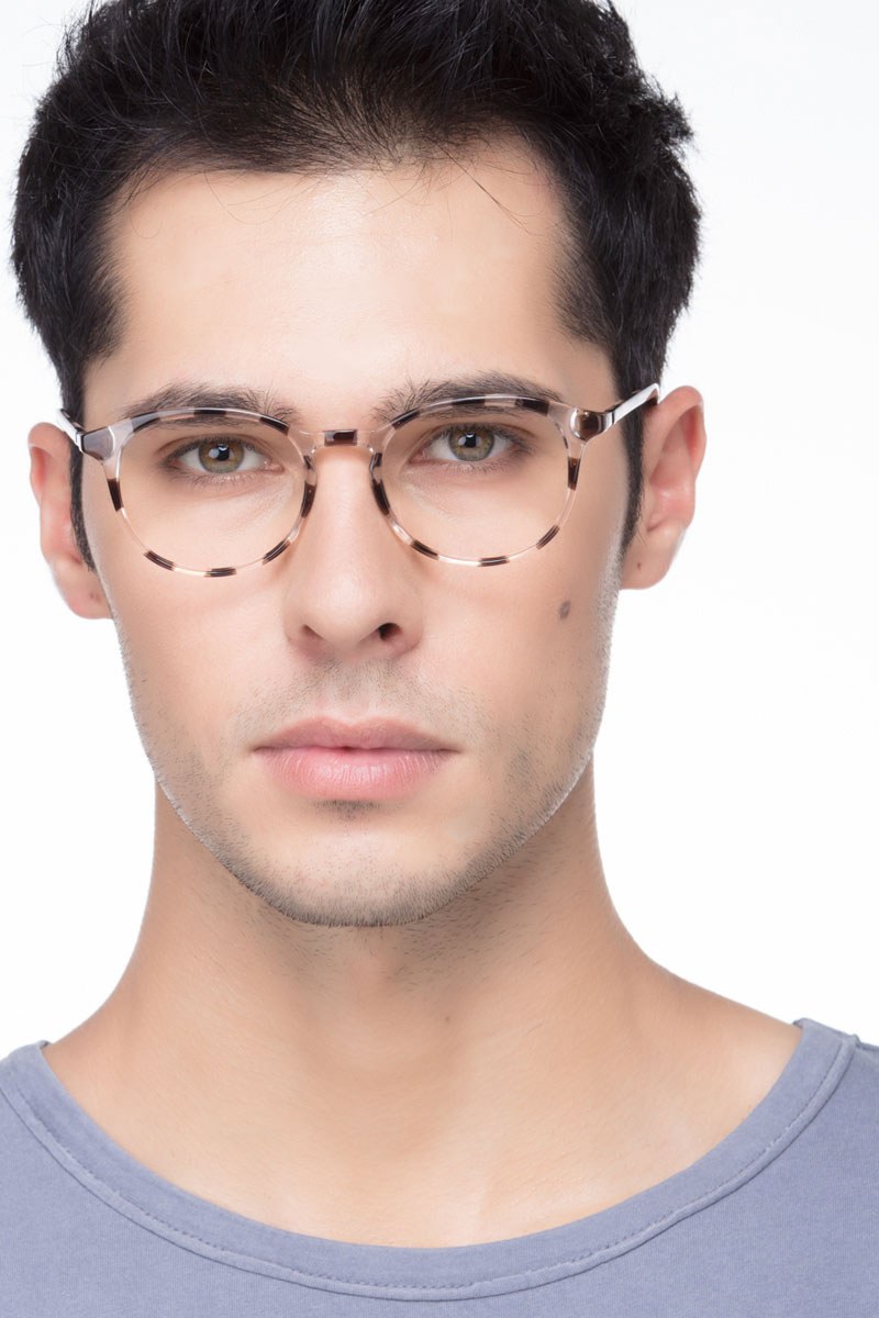 Brace Round Dark Brown Full Rim Eyeglasses | Eyebuydirect