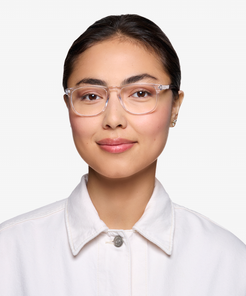 Rhode Island Rectangle Clear Full Rim Eyeglasses Eyebuydirect