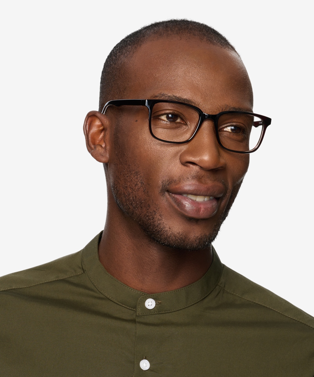 November Rectangle Brown Full Rim Eyeglasses | Eyebuydirect Canada