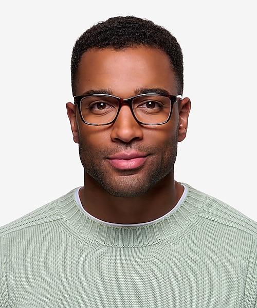 Prologue Rectangle Tortoise Full Rim Eyeglasses Eyebuydirect Canada