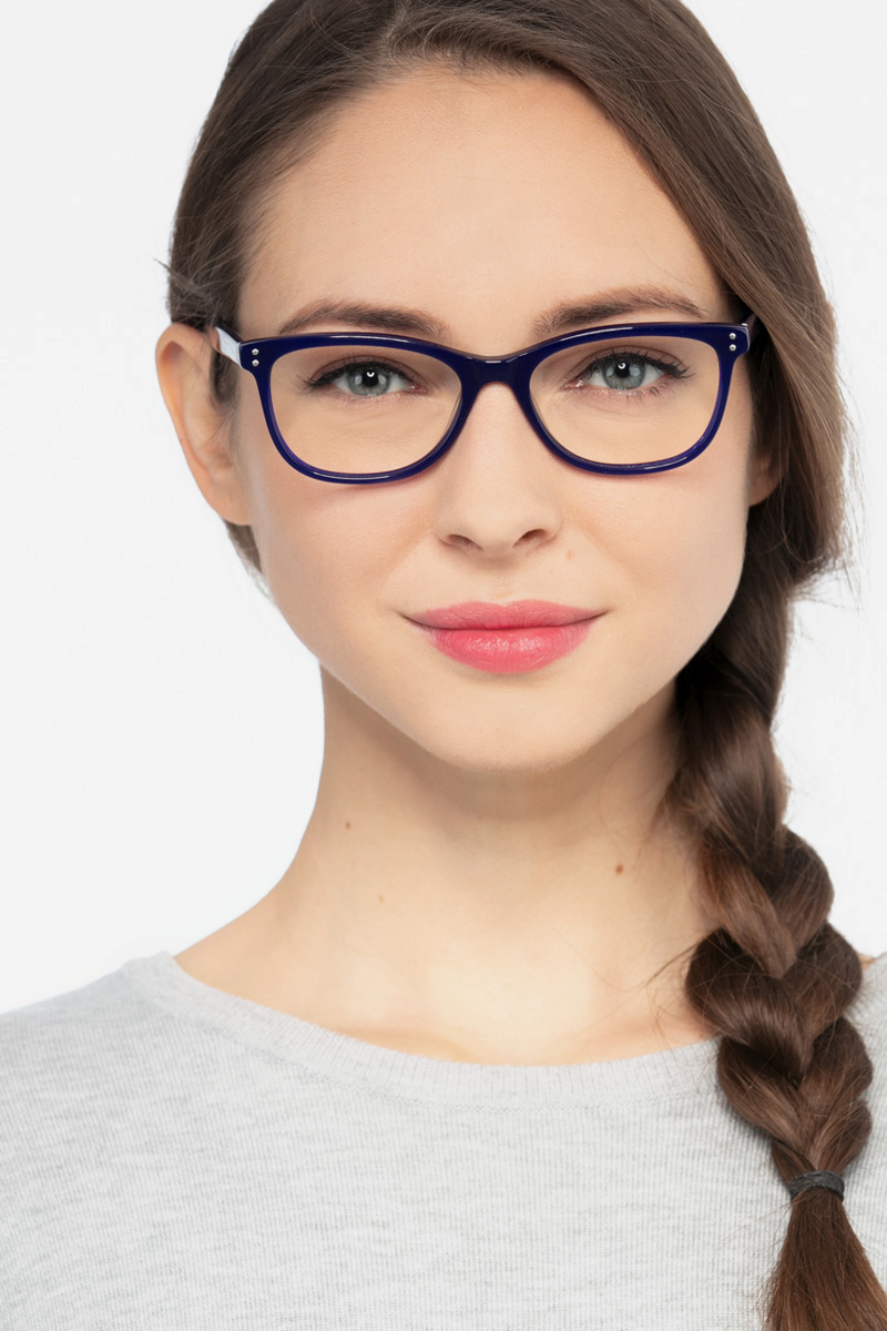 Prodigy - Regal Chic High Class Cobalt Frames | Eyebuydirect