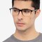 Mariner Rectangle Clear Brown Full Rim Eyeglasses | Eyebuydirect