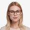 Charlie Rectangle Tortoise Full Rim Eyeglasses | Eyebuydirect