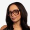 Heather Square Burgundy Glasses for Women | Eyebuydirect Canada