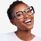 Heather Square Dark Coffee Glasses for Women | Eyebuydirect