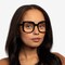 Heather Square Black Glasses for Women | Eyebuydirect