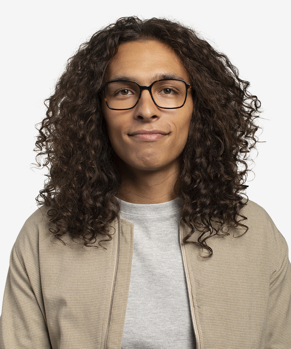 Nonchalance Rectangle Tortoise Full Rim Eyeglasses Eyebuydirect Canada