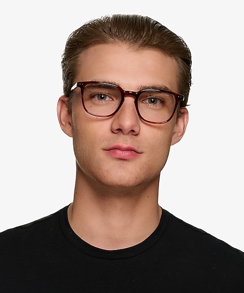 Wesley Square Tortoise Full Rim Eyeglasses Eyebuydirect Canada