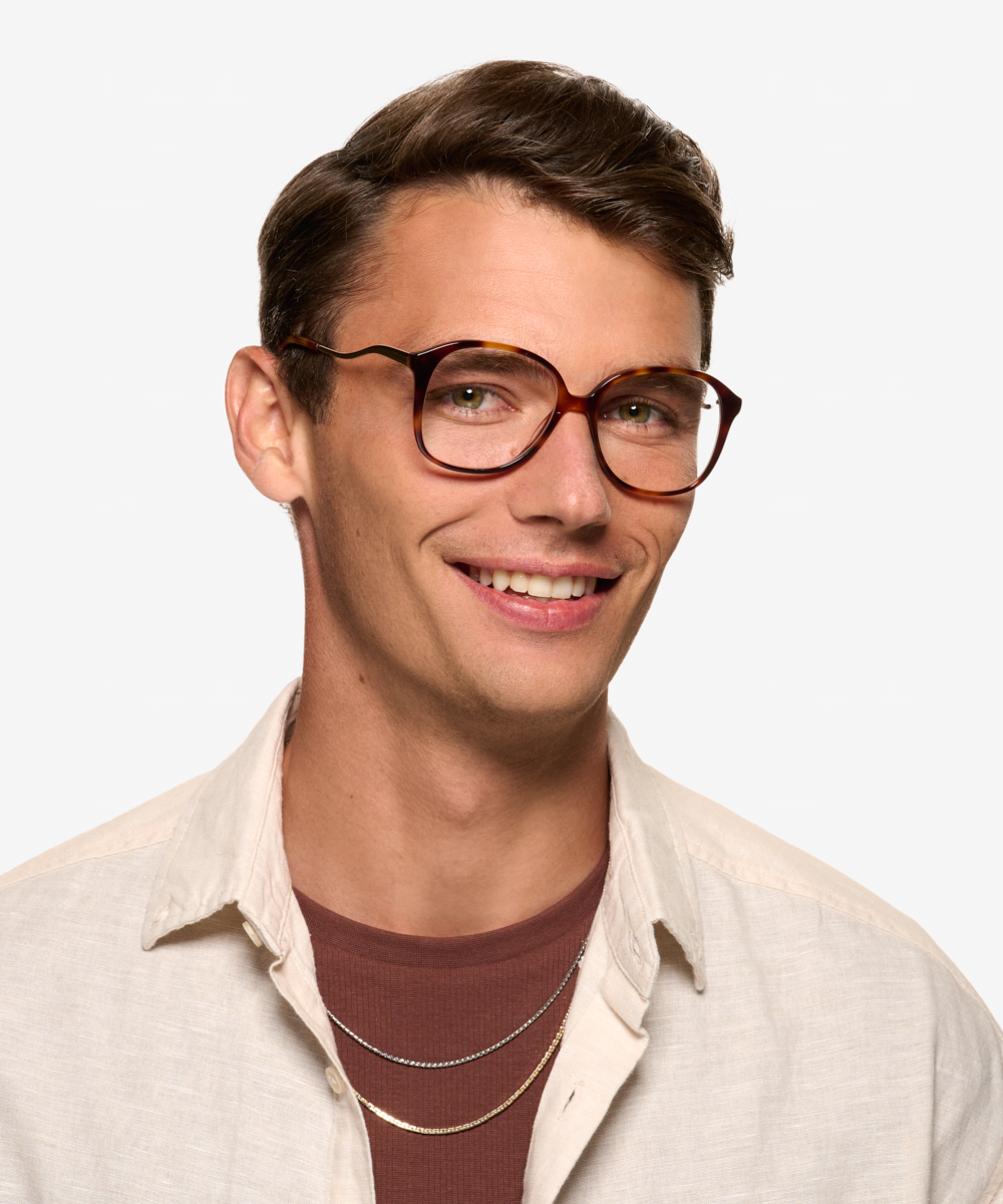 Edith Round Tortoise Glasses for Women | Eyebuydirect Canada