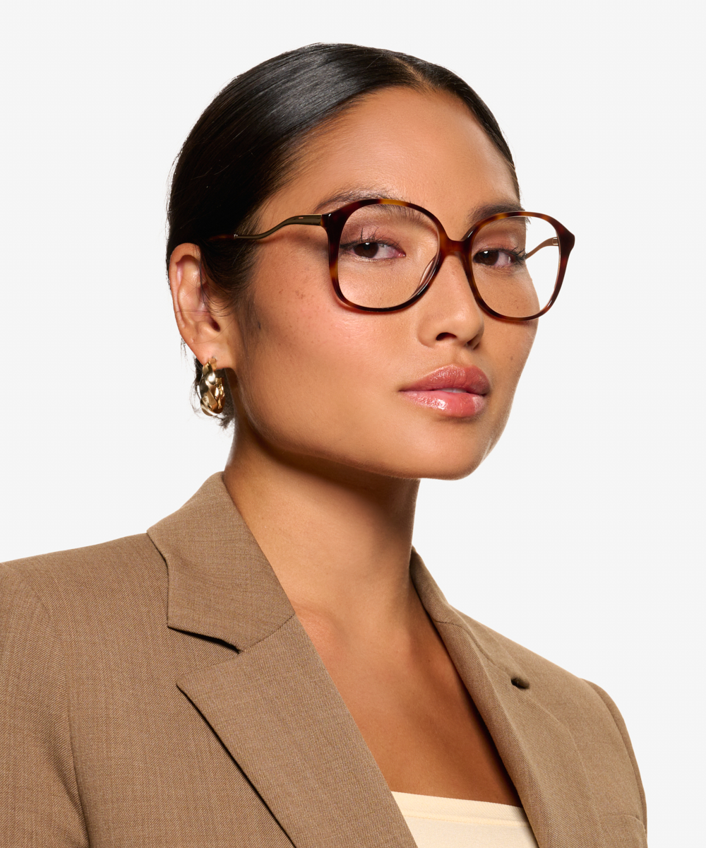 Edith Round Tortoise Glasses for Women | Eyebuydirect Canada