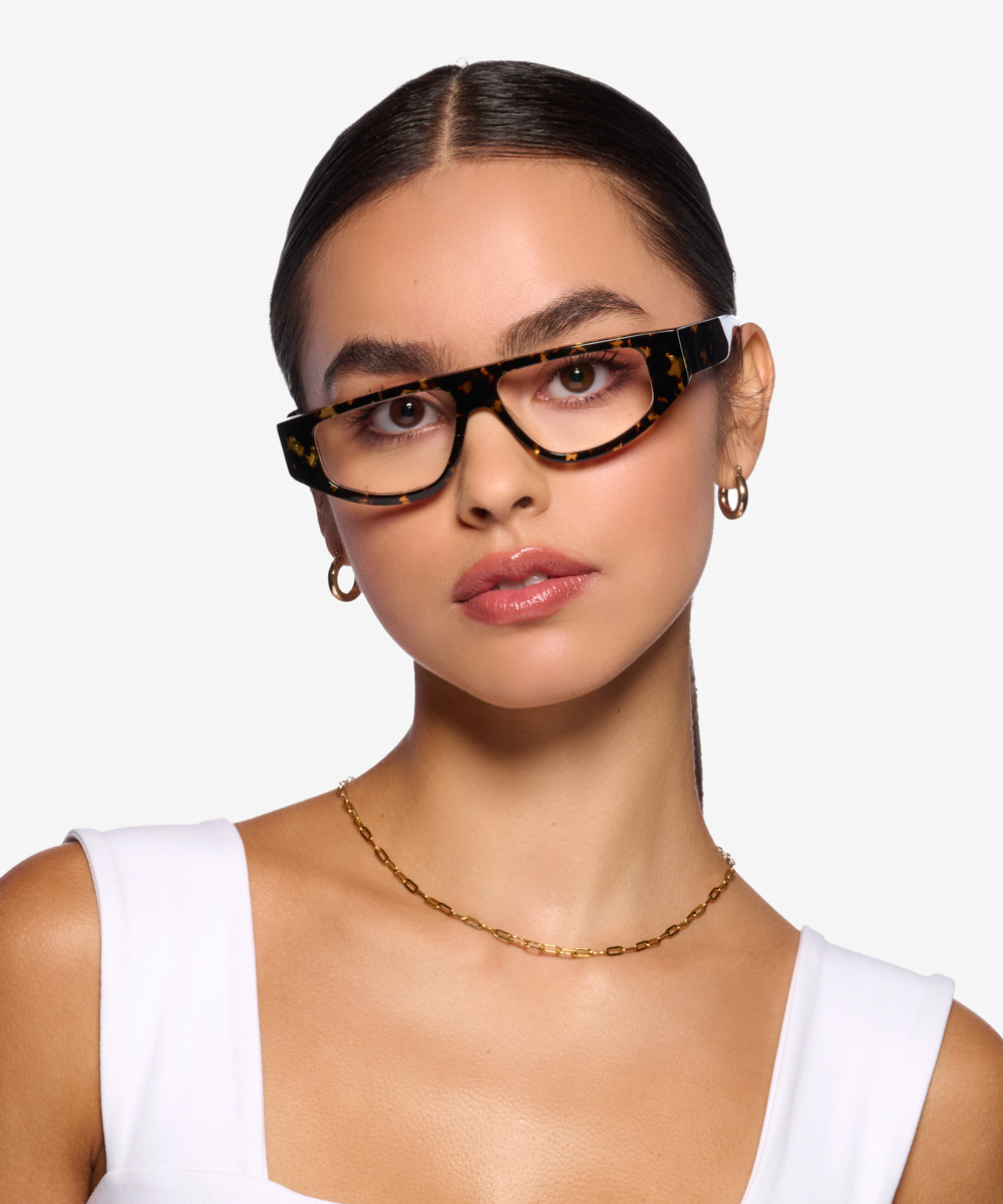 Tempora Cat Eye Brown Tortoise Full Rim Eyeglasses | Eyebuydirect