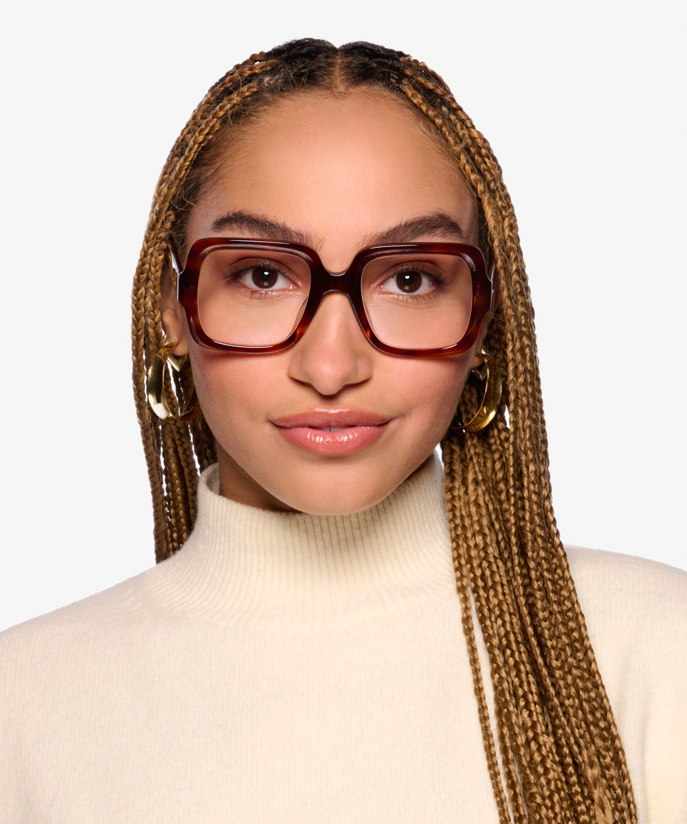 Koru Square Tortoise Full Rim Eyeglasses | Eyebuydirect