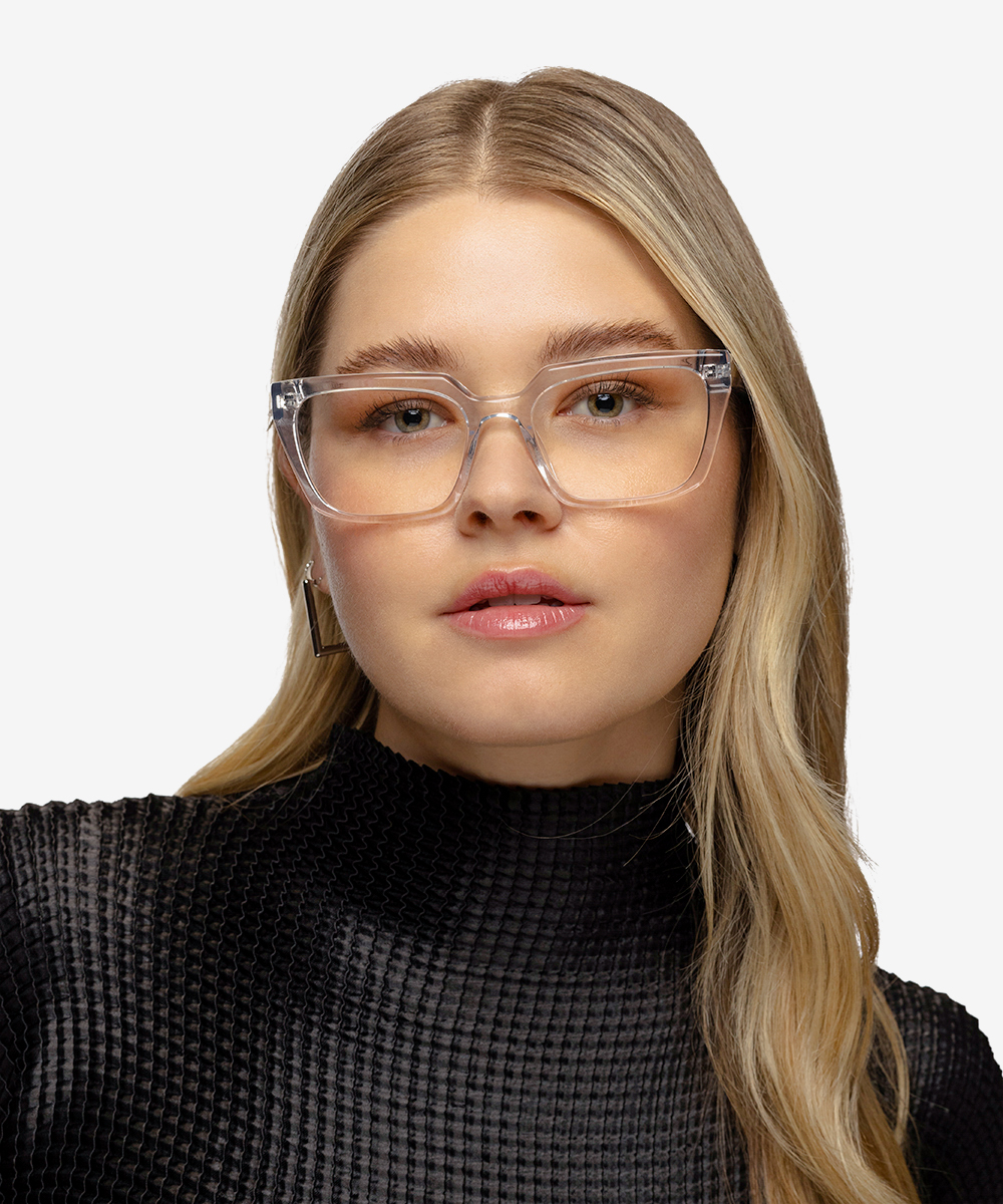 Wisdom Cat Eye Clear Full Rim Eyeglasses Eyebuydirect
