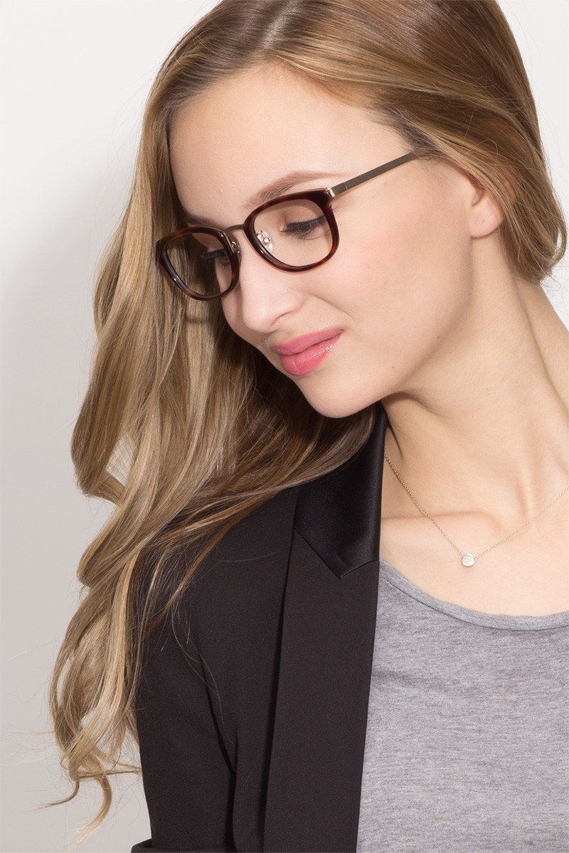 First Light Square Tortoise Glasses for Women | Eyebuydirect