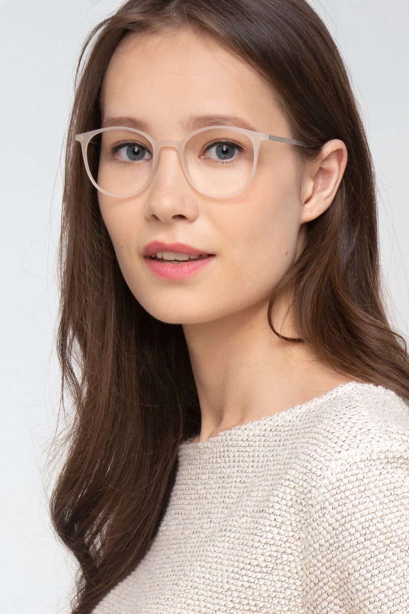 Tangent Round Clear Full Rim Eyeglasses | Eyebuydirect
