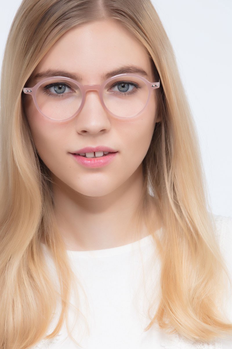 Hijinks Round Pink Glasses for Women | Eyebuydirect Canada