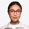 Aroma Cat Eye Raspberry Glasses for Women | Eyebuydirect Canada
