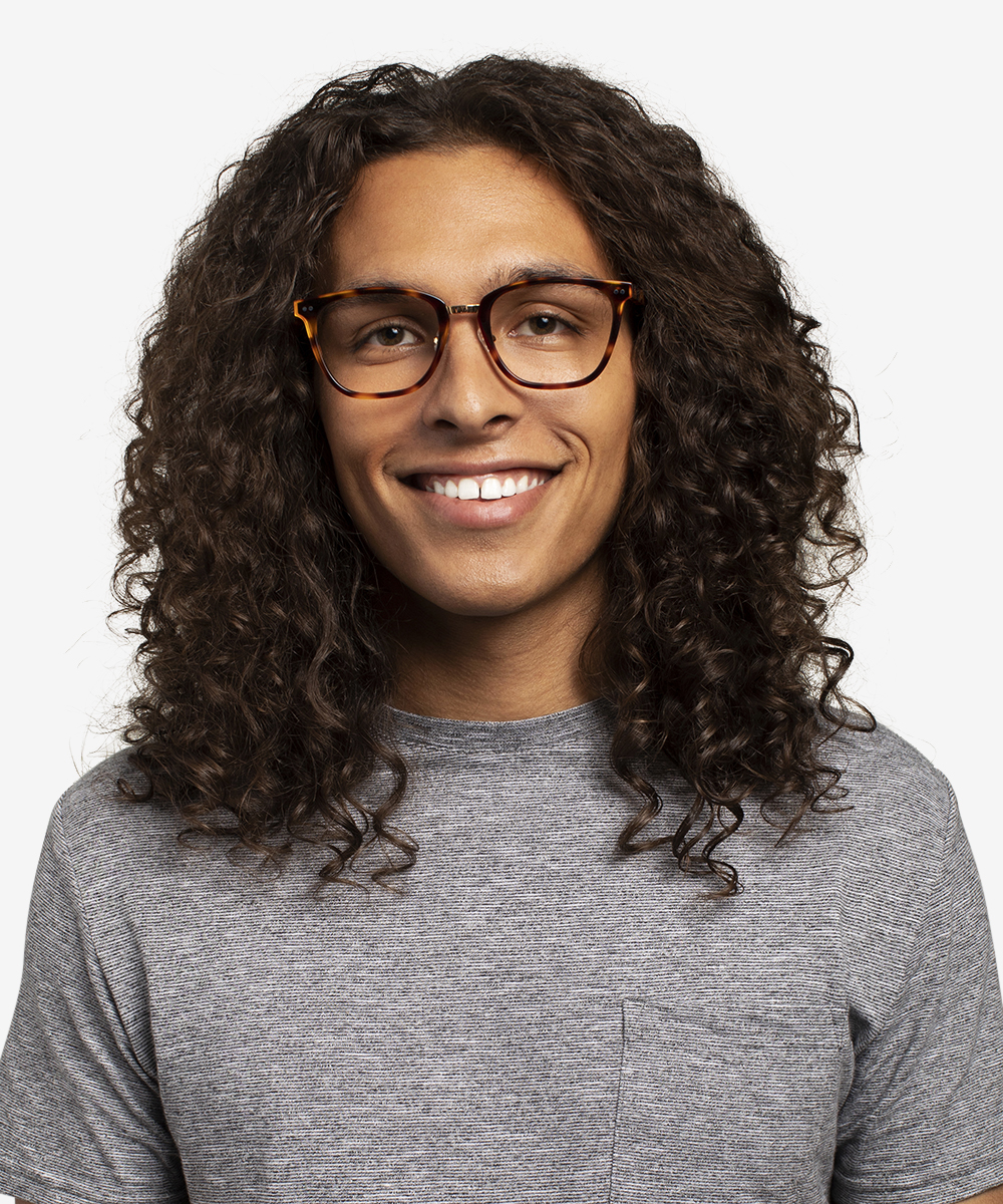 Biblio Square Tortoise Full Rim Eyeglasses Eyebuydirect