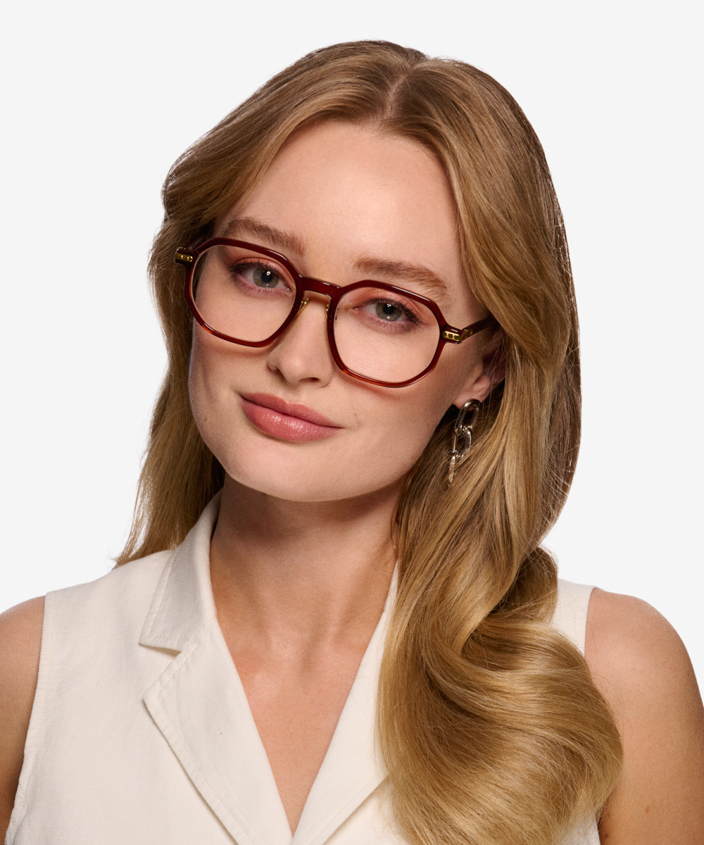 Quentin Geometric Tortoise Gold Full Rim Eyeglasses Eyebuydirect Canada