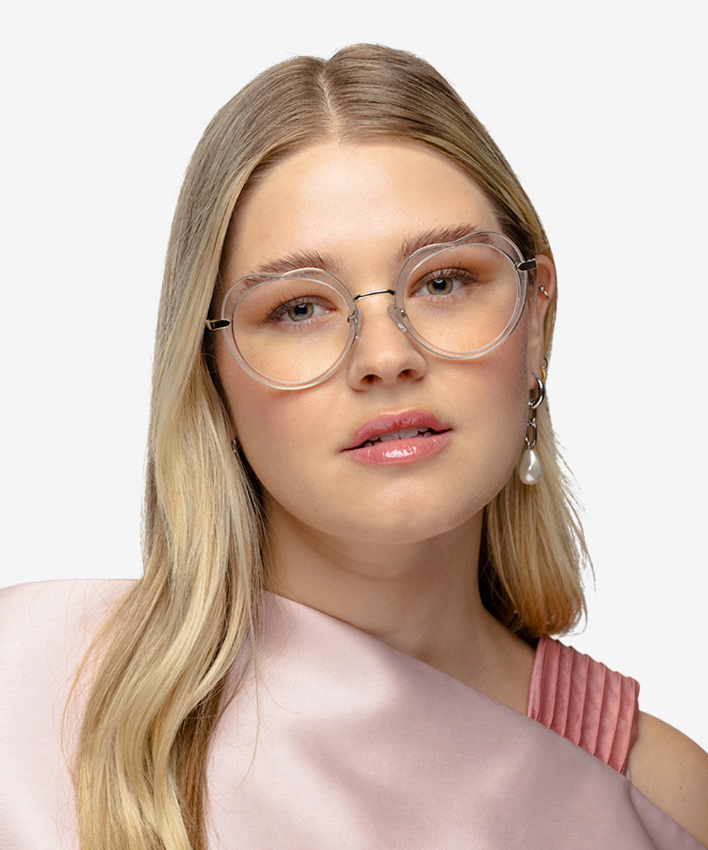Everafter Heart Crystal Clear Glasses for Women | Eyebuydirect