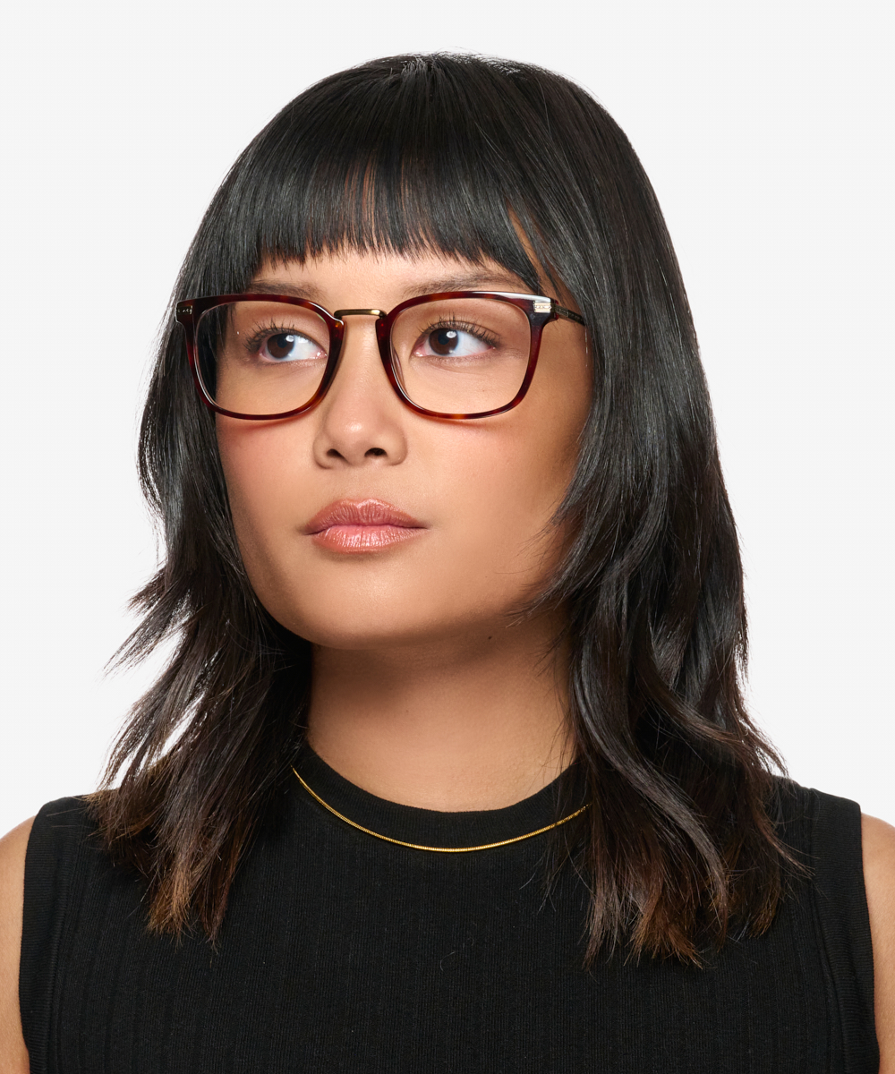 Adzo Square Tortoise Glasses for Men | Eyebuydirect