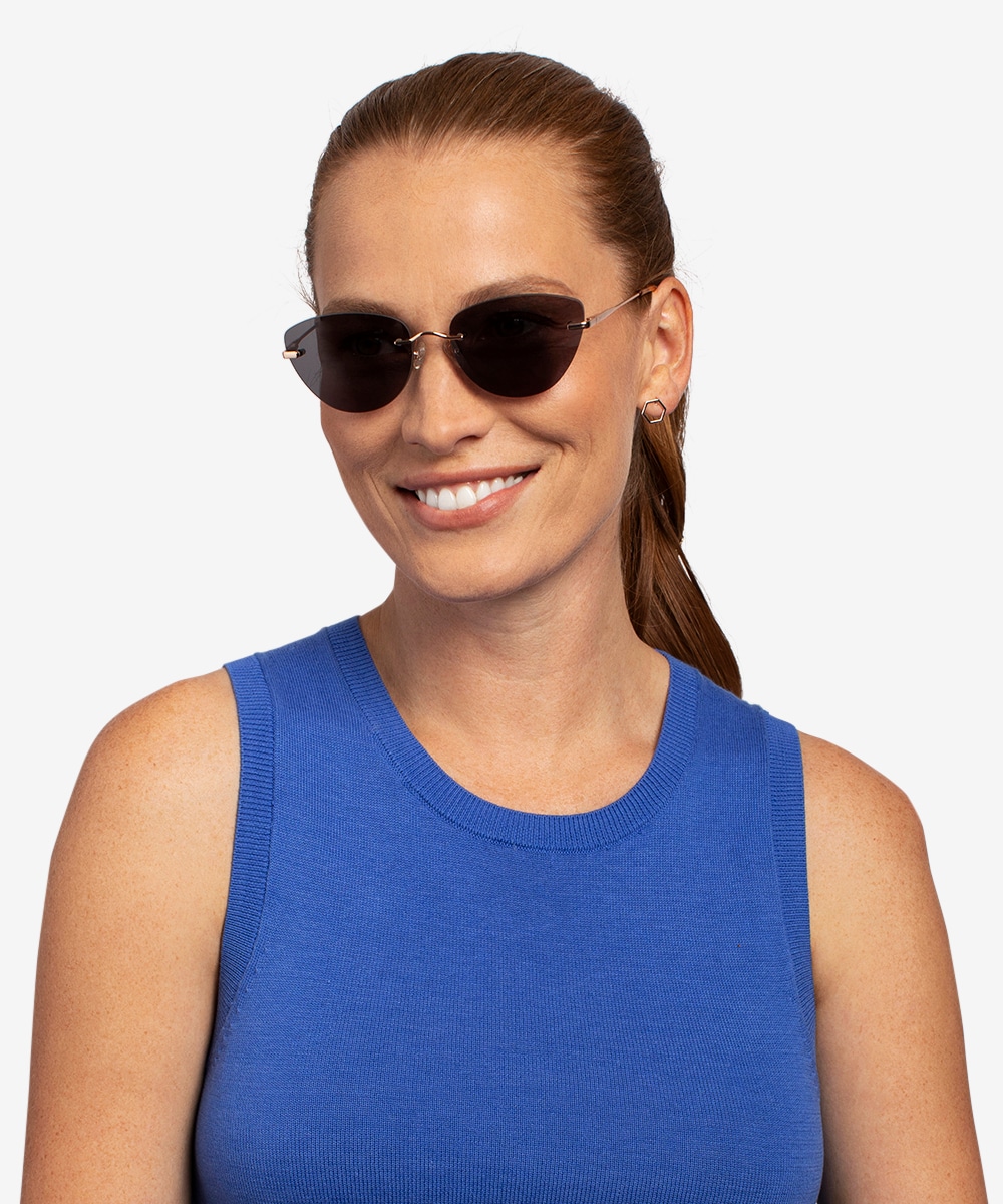 Rose Gold Sunglasses For Women and Men | Eyebuydirect Rose Gold Sunglasses For Women and Men | Eyebuydirect