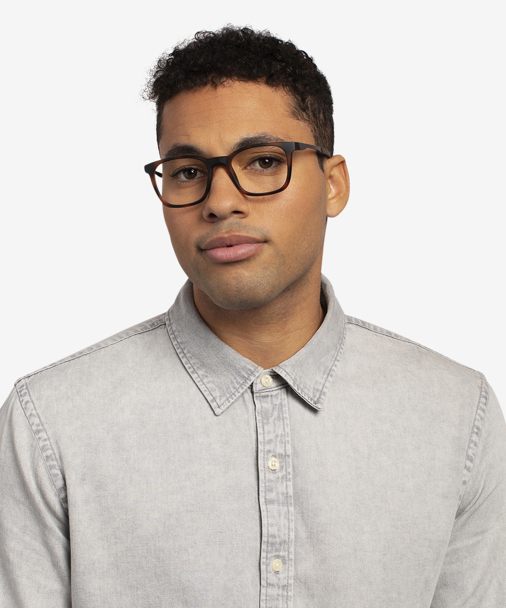 Club Square Tortoise Glasses for Men | Eyebuydirect