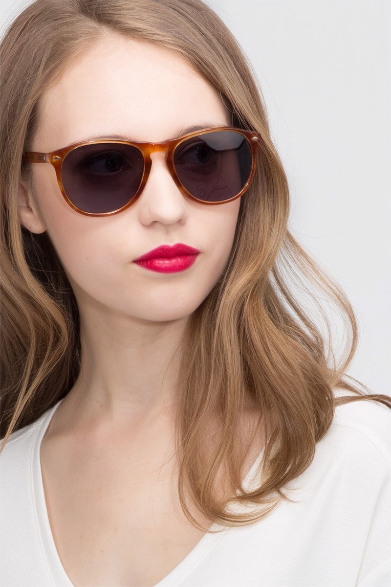 Deep End - Round Tortoise Frame Prescription Sunglasses | Eyebuydirect