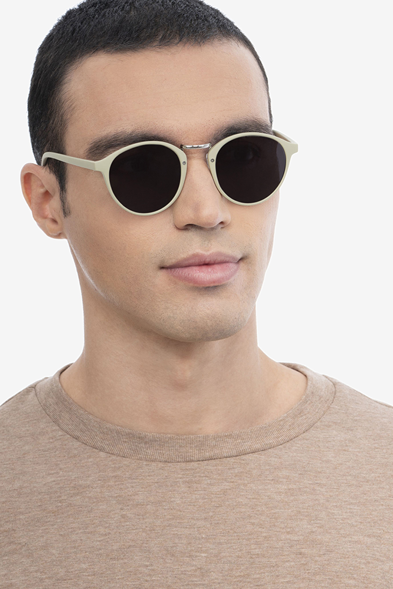 Millenium Round Light Green Frame Prescription Sunglasses Eyebuydirect