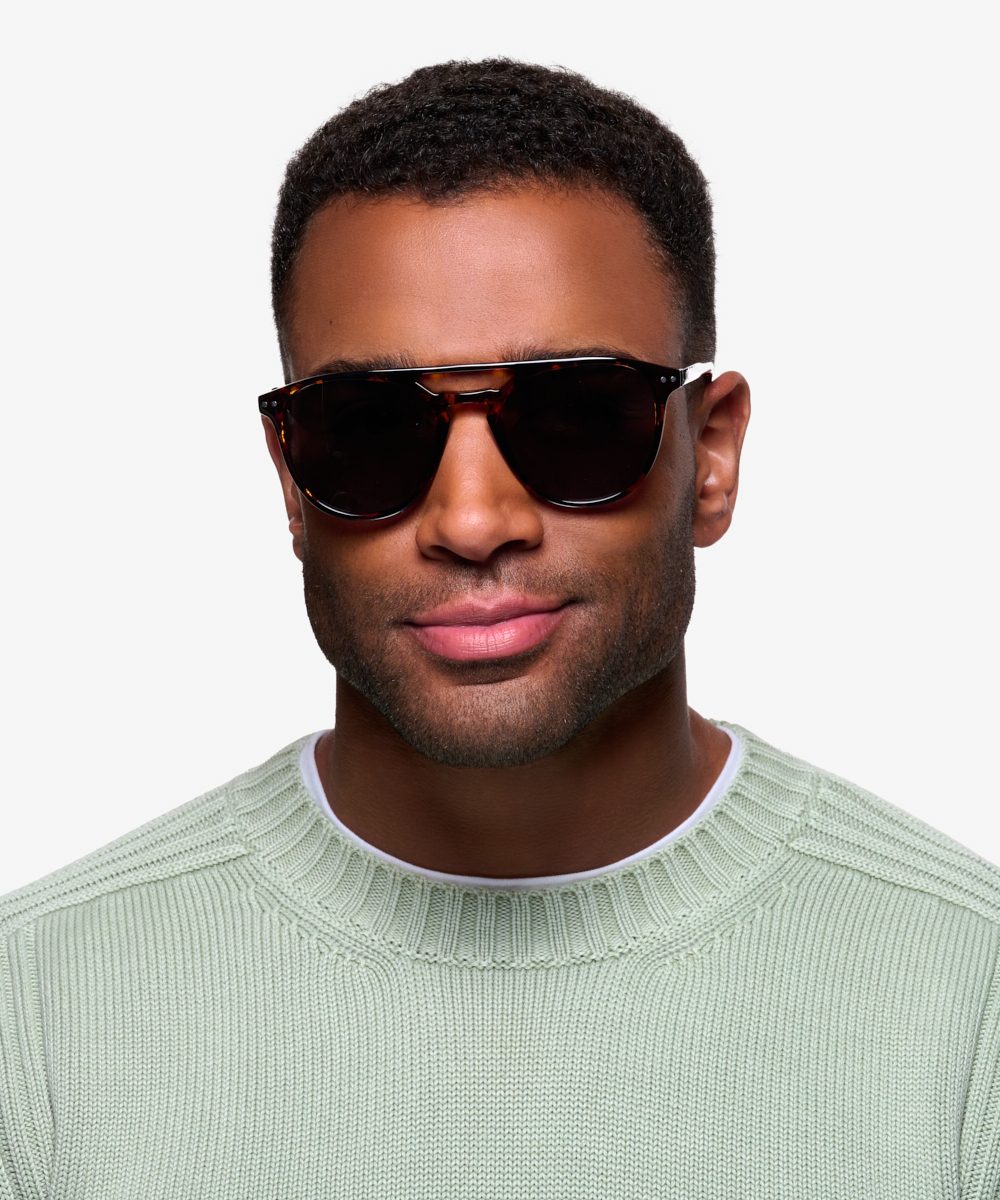 Meadow - Aviator Tortoise Frame Prescription Sunglasses | Eyebuydirect