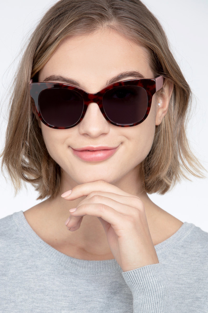 Tahiti - Cat Eye Tortoise Frame Sunglasses For Women | Eyebuydirect