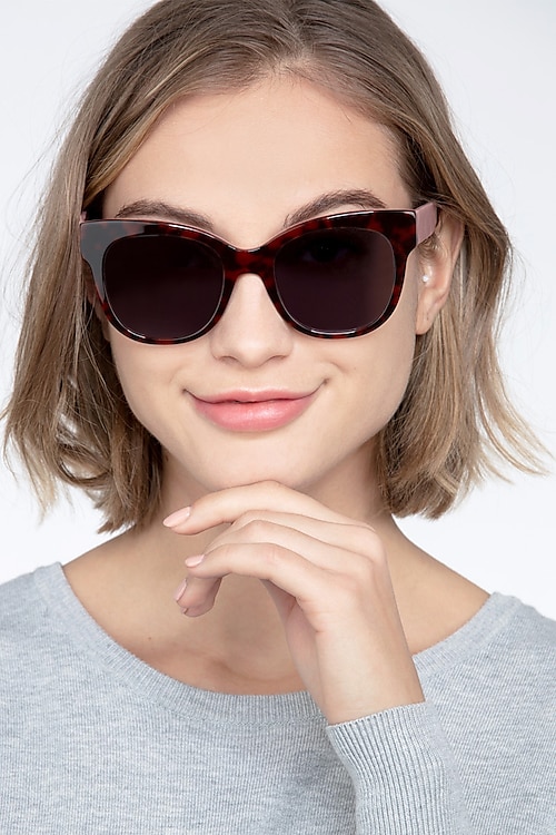 Tahiti Cat Eye Tortoise Frame Sunglasses For Women Eyebuydirect Canada
