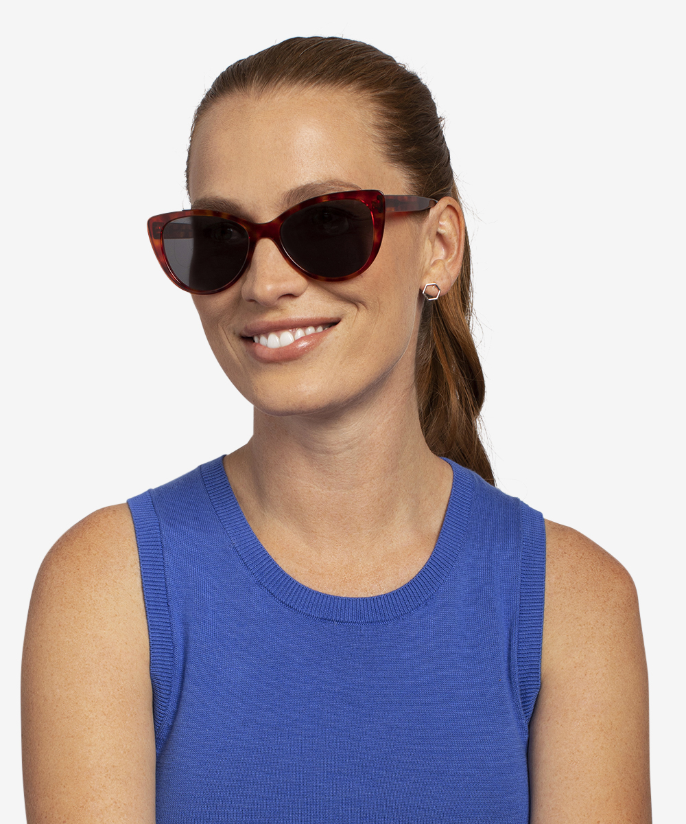 Lamarr - Cat Eye Tortoise Frame Sunglasses For Women | Eyebuydirect