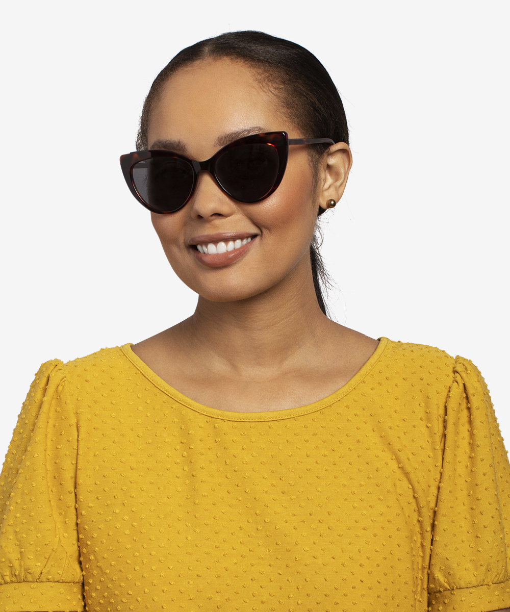 Holiday - Cat Eye Tortoise Frame Sunglasses For Women | Eyebuydirect
