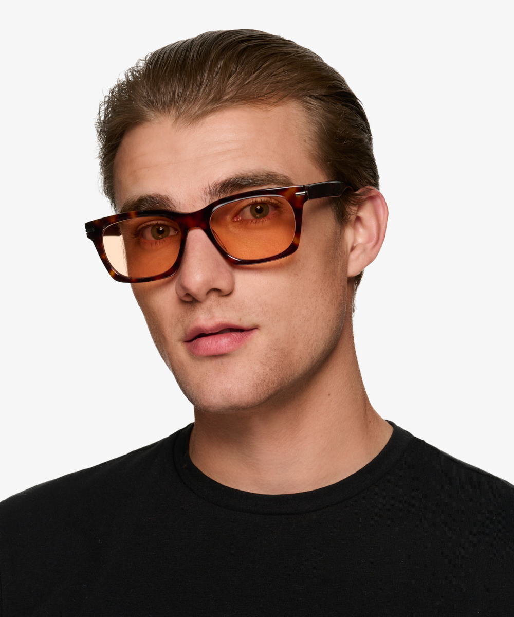 Halverson - Rectangle Tortoise Frame Sunglasses For Men | Eyebuydirect ...
