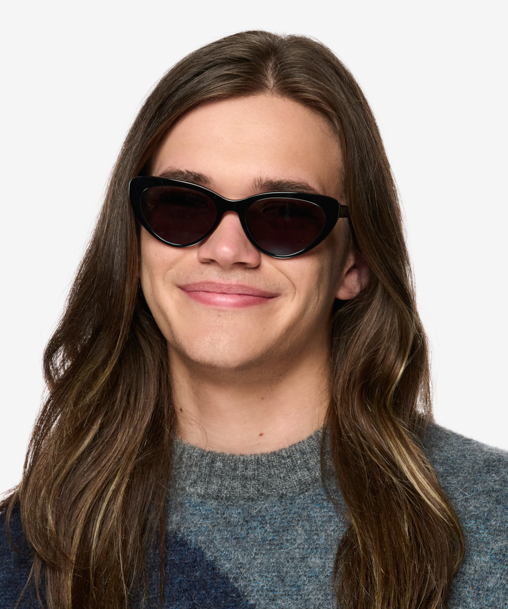 Dora - Cat Eye Black Frame Sunglasses For Women | Eyebuydirect